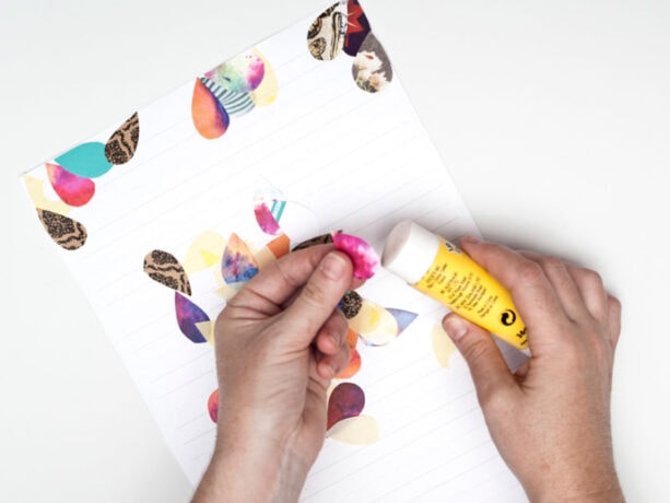 DIY Collage Letter Writing Paper Stationery Set | My Poppet Makes