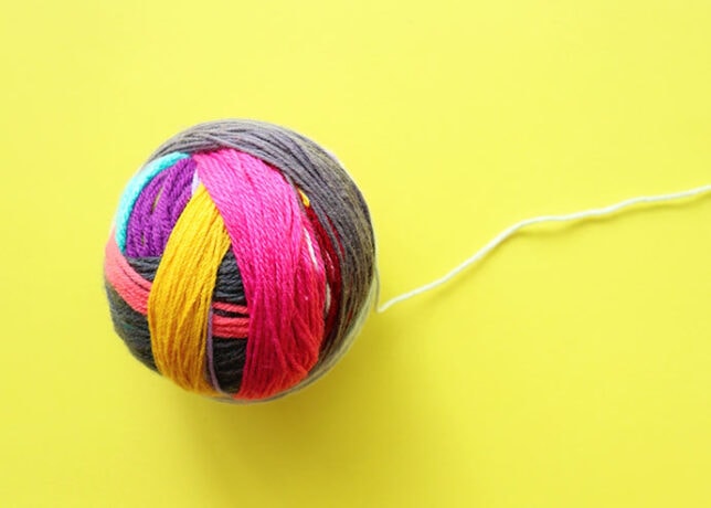 Make a Giant Magic Yarn Ball from Yarn Scraps | My Poppet Makes