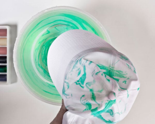 DIY Marble Design Hat - How to Marble Print 3D Surfaces