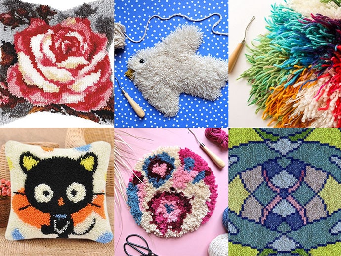 Time To Try A New Craft Check Out These Cool Latch Hook Kits My