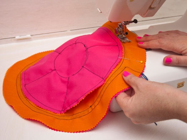 Round Drawstring Bag Sewing Pattern - with Pockets! | My Poppet Makes