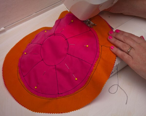 Round Drawstring Bag Sewing Pattern - with Pockets! | My Poppet Makes