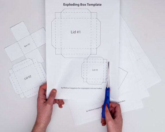 DIY Exploding Gift Box - Try this fun Papercraft Idea! | My Poppet Makes