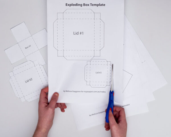 DIY Exploding Gift Box - Try this fun Papercraft Idea! | My Poppet Makes