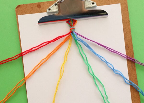 Kids Craft: Rainbow Friendship Bracelets | My Poppet Makes
