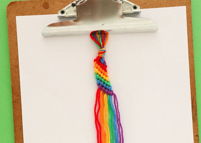 Kids Craft: Rainbow Friendship Bracelets | My Poppet Makes
