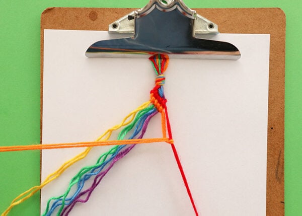 Kids Craft: Rainbow Friendship Bracelets | My Poppet Makes