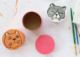 Hand Painted Cat Gift Boxes - For Cat Lovers! | My Poppet Makes