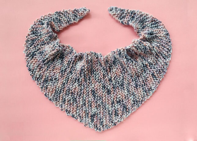 Lazy Days Mini Shawl Knitting Pattern | My Poppet Makes
