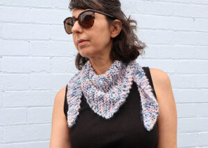 Lazy Days Mini Shawl Knitting Pattern | My Poppet Makes