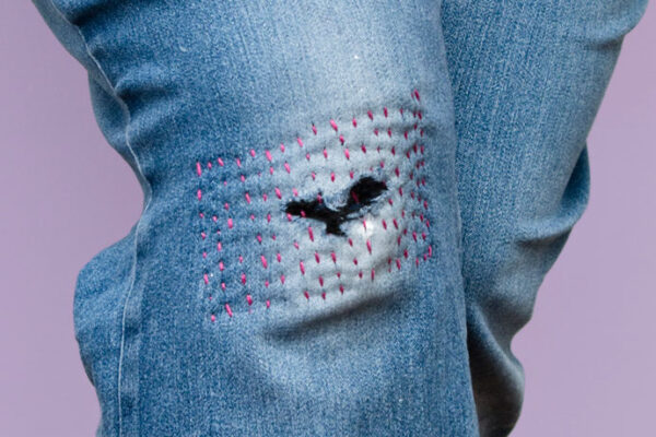 Mending with Sashiko Inspired Sewing Repairs | My Poppet Makes