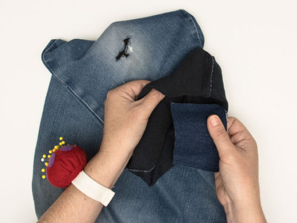 Mending with Sashiko Inspired Sewing Repairs | My Poppet Makes