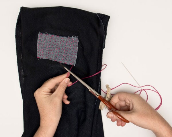 Mending with Sashiko Inspired Sewing Repairs | My Poppet Makes
