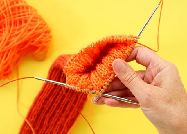 Super Scrunchy Extra Long Knitted Leg Warmer Pattern
