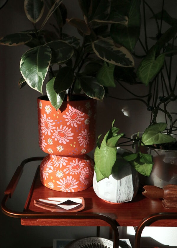 Upcycle Craft: Protein Powder Tub Planter | My Poppet Makes