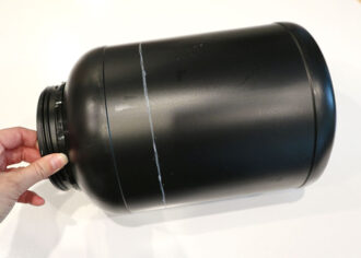 Upcycle Craft: Protein Powder Tub Planter | My Poppet Makes