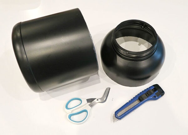 Upcycle Craft: Protein Powder Tub Planter | My Poppet Makes