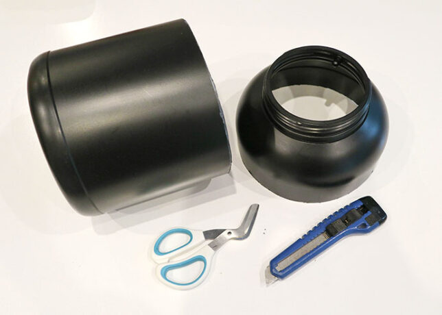 Upcycle Craft: Protein Powder Tub Planter | My Poppet Makes