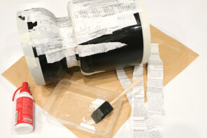 Upcycle Craft: Protein Powder Tub Planter | My Poppet Makes