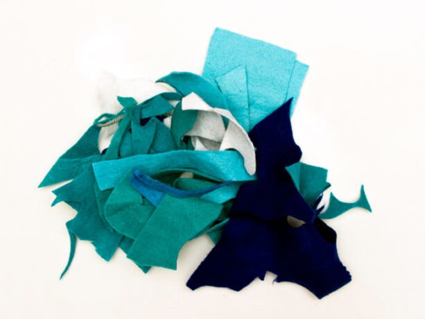 Upcycle Felt Scraps into Artistic Felt Sheets | My Poppet Makes