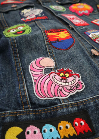 DIY Vintage Patch Denim Jacket Refashion | My Poppet Makes