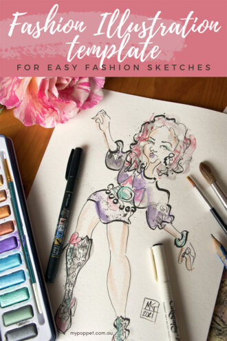 Fashion Illustration Template for easy Fashion Sketches