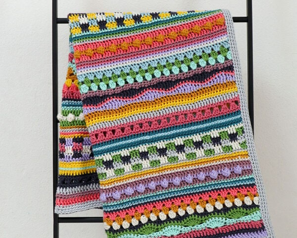 Design your own Crochet Sampler Blanket | My Poppet Makes