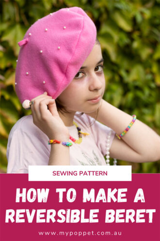 How to make a Beret that you can wear 2 ways! | My Poppet Makes