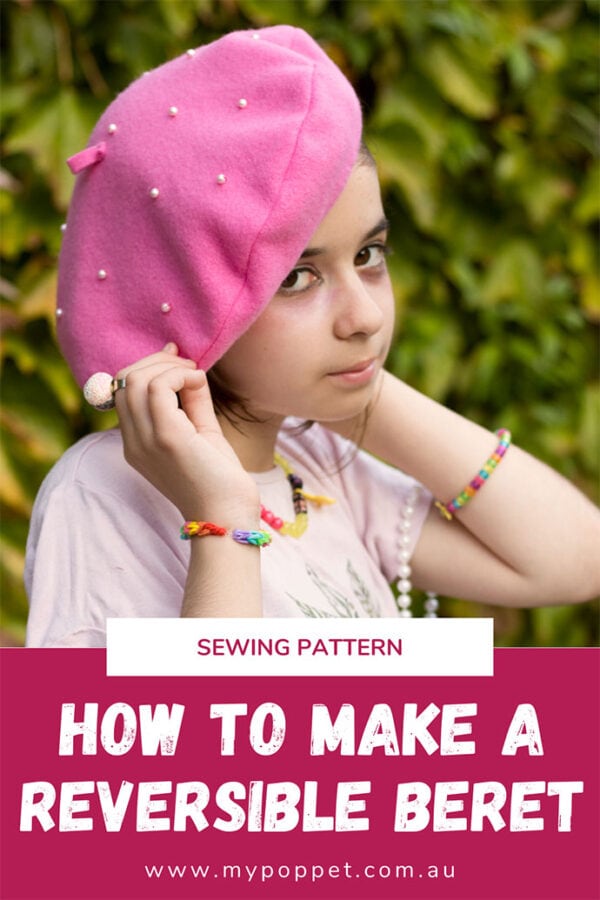How to make a Beret that you can wear 2 ways! | My Poppet Makes