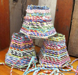 Scrap Fabric Twine Project Ideas to upcycle all those bits of leftover ...